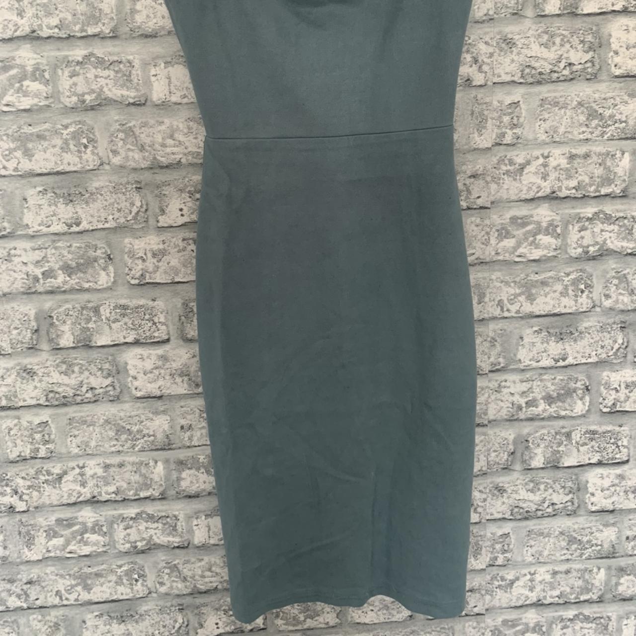Perfect condition body on dress, teal, stretch and... - Depop