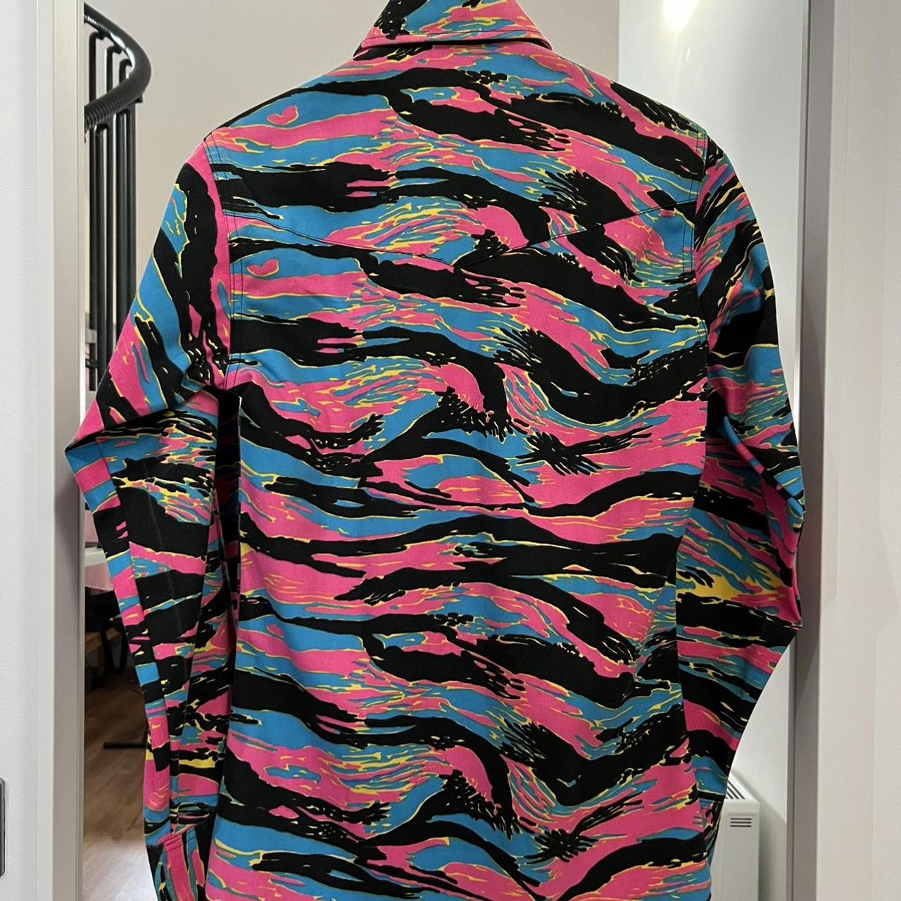 Mens vintage fluro print western shirt #mens... - Depop