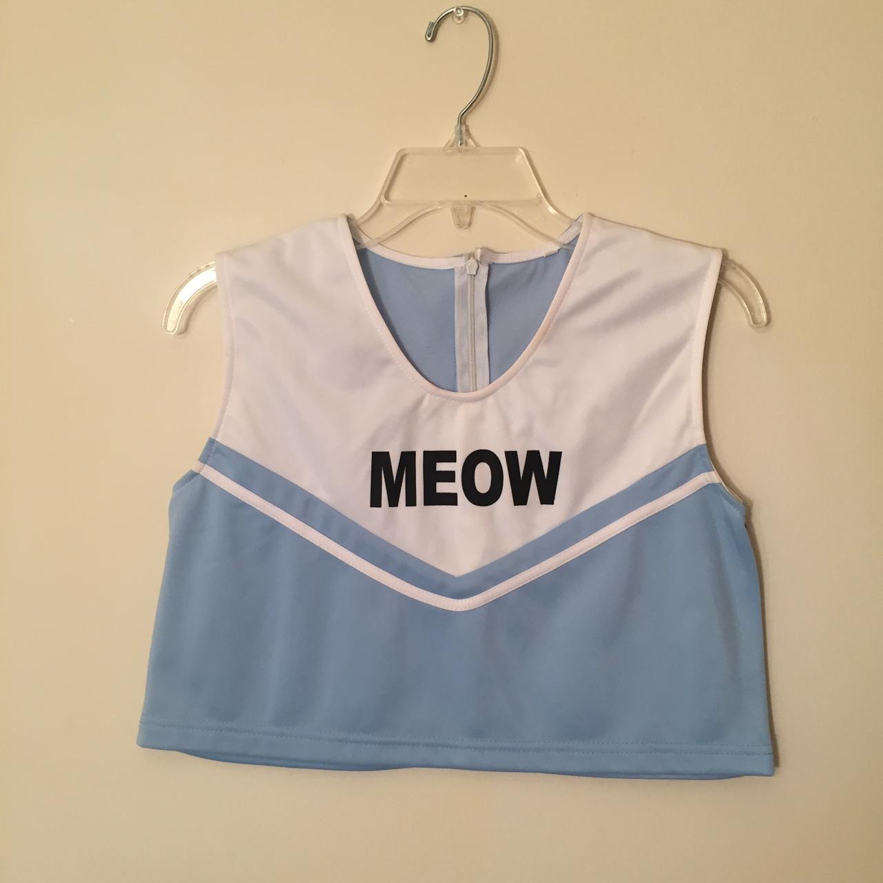 meow cheerleader costume - Depop
