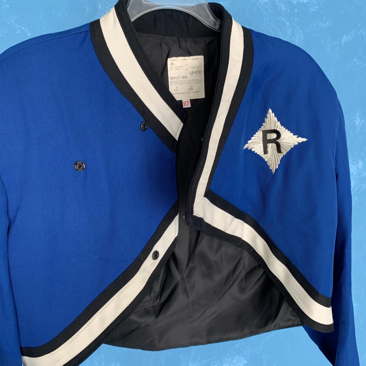 Blue Cropped Band Jacket 💙 Amazing real marching... - Depop