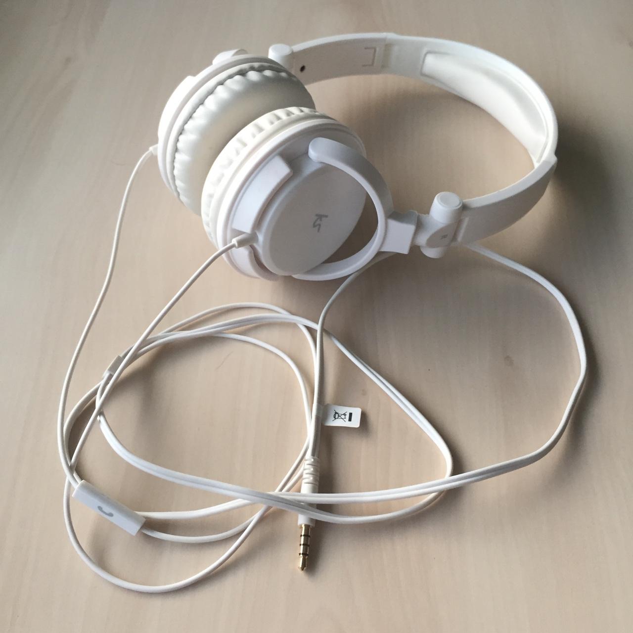 KS iD headphones in white! Never been used as I got... - Depop