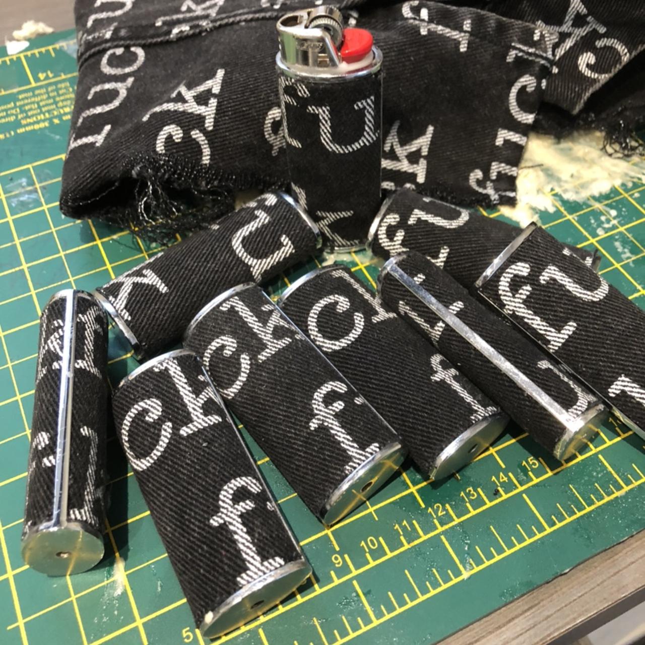Custom Supreme fuck denim lighter cover Made from... - Depop
