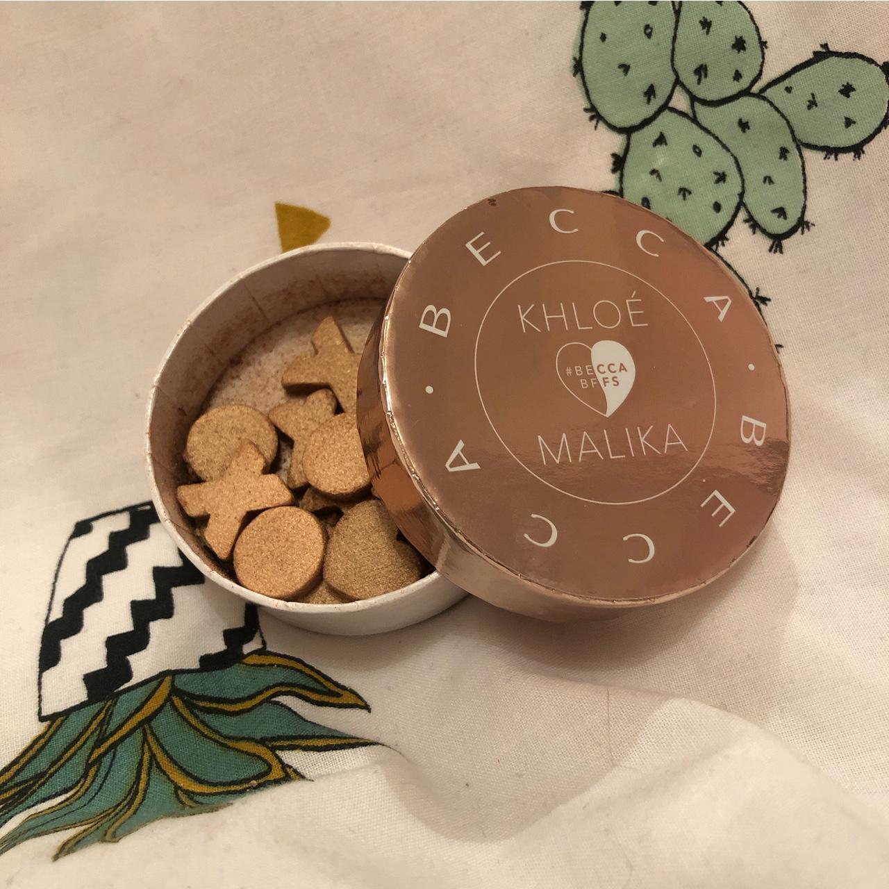 becca x khloe & malika glow letters... - Depop