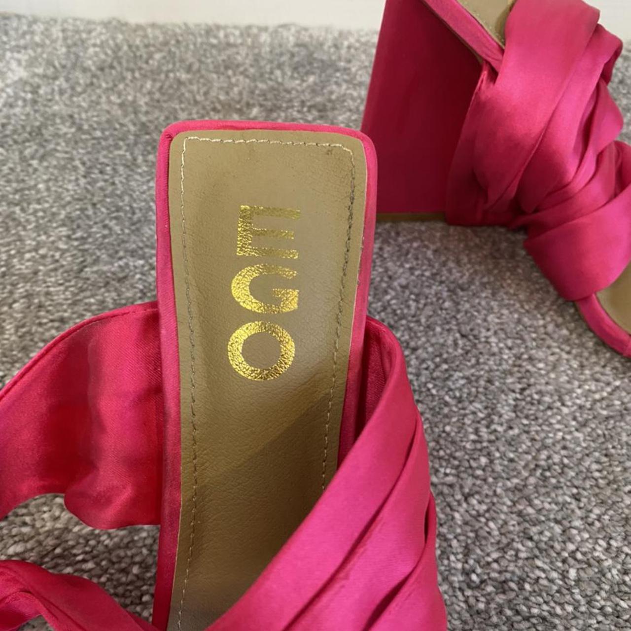 Ego triangle block heel size 5 - Depop