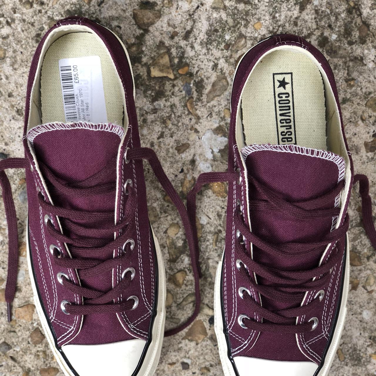 Converse chuck Taylor All Star 1970 Ox blood Red... - Depop