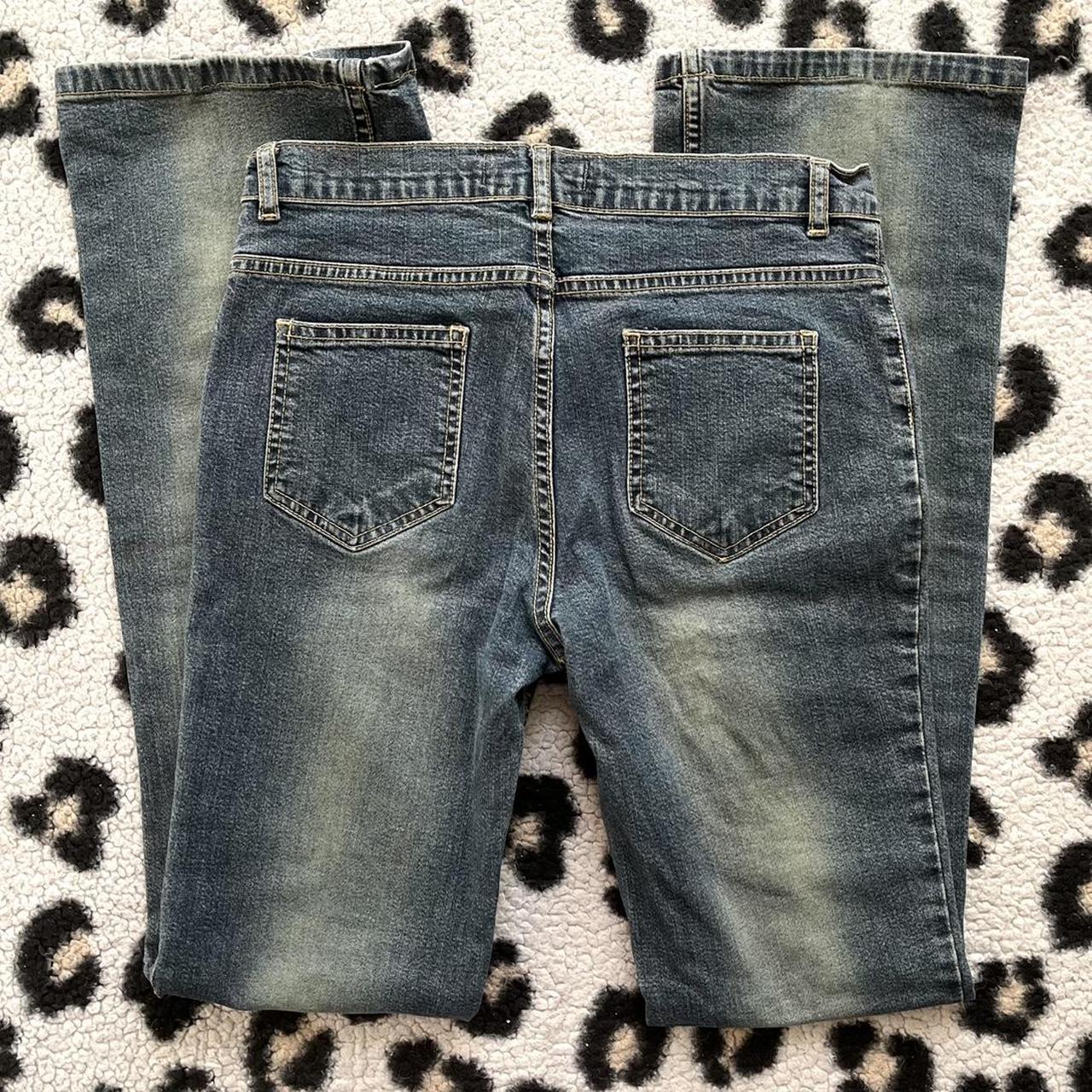 90s y2k punkyfish flared jeans selling the cutest... - Depop