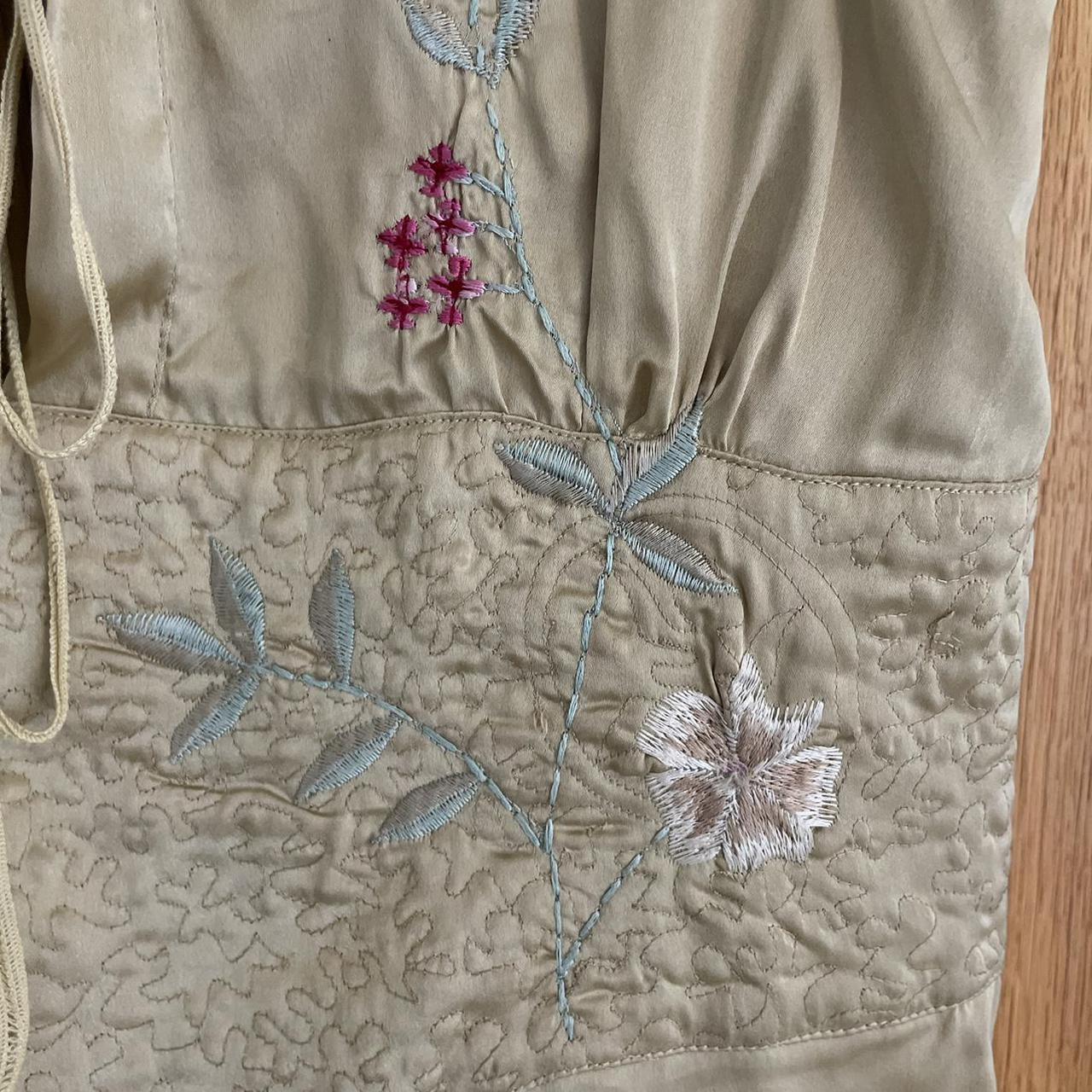 Vintage, replay remix top with beautiful detailed... - Depop