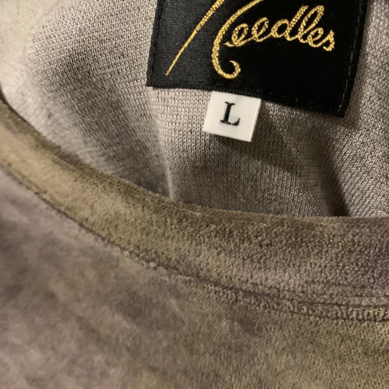 Needles uneven dye long sleeve velour T-shirt 🦋... - Depop