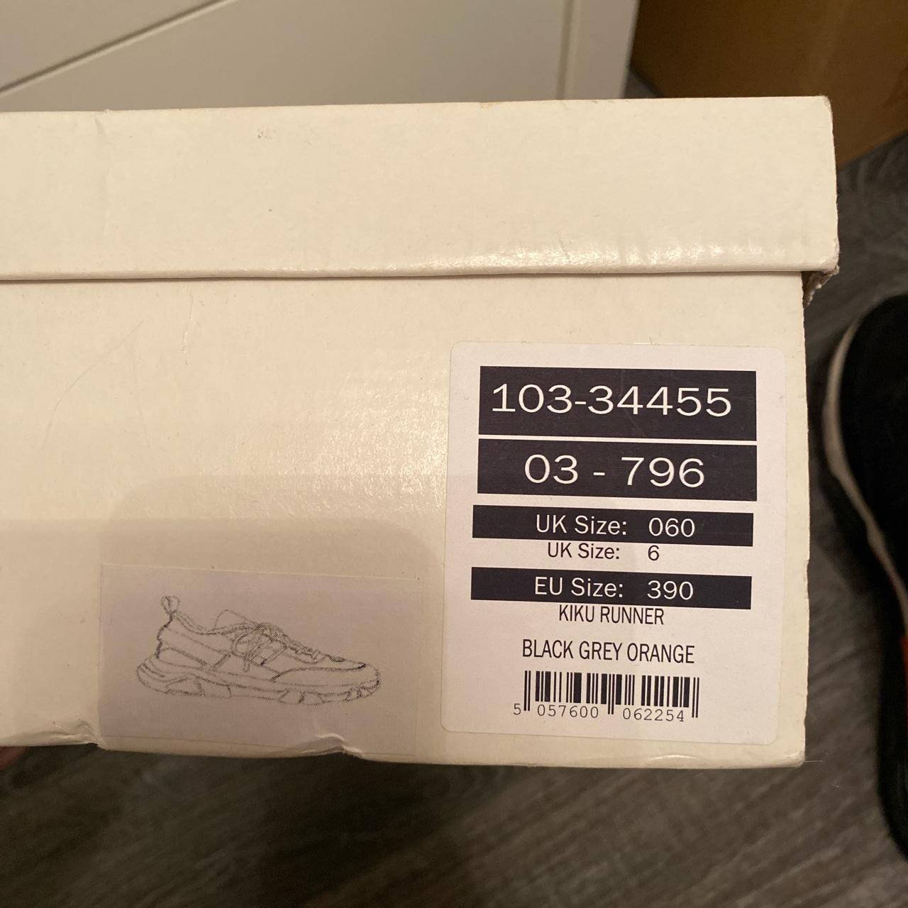 Oki kutsu black and orange trainers Good used... - Depop