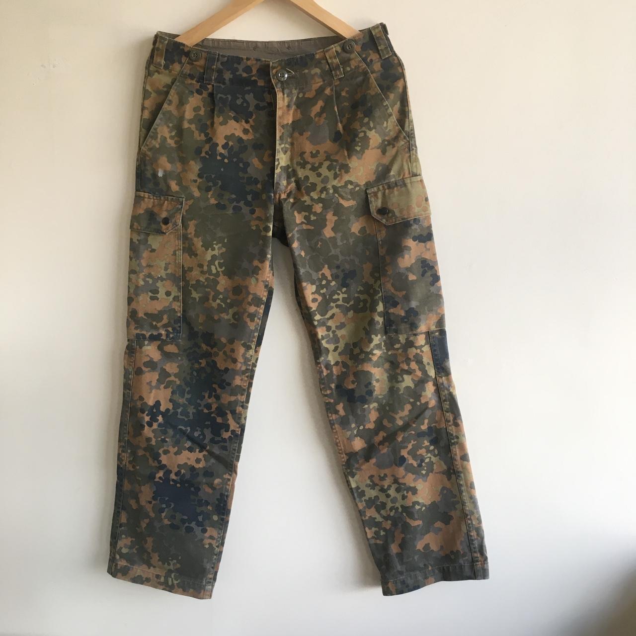 Cargo pants in forest camo - Depop