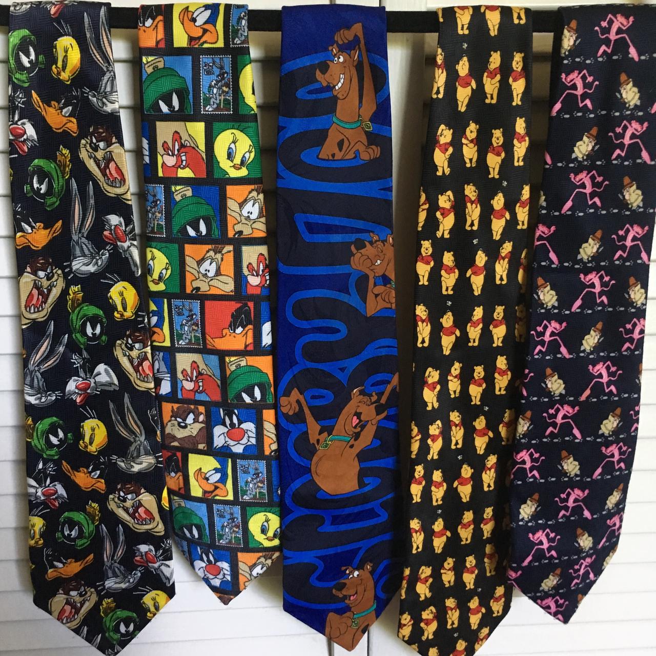 Kitsch novelty classic cartoon ties (sold... - Depop