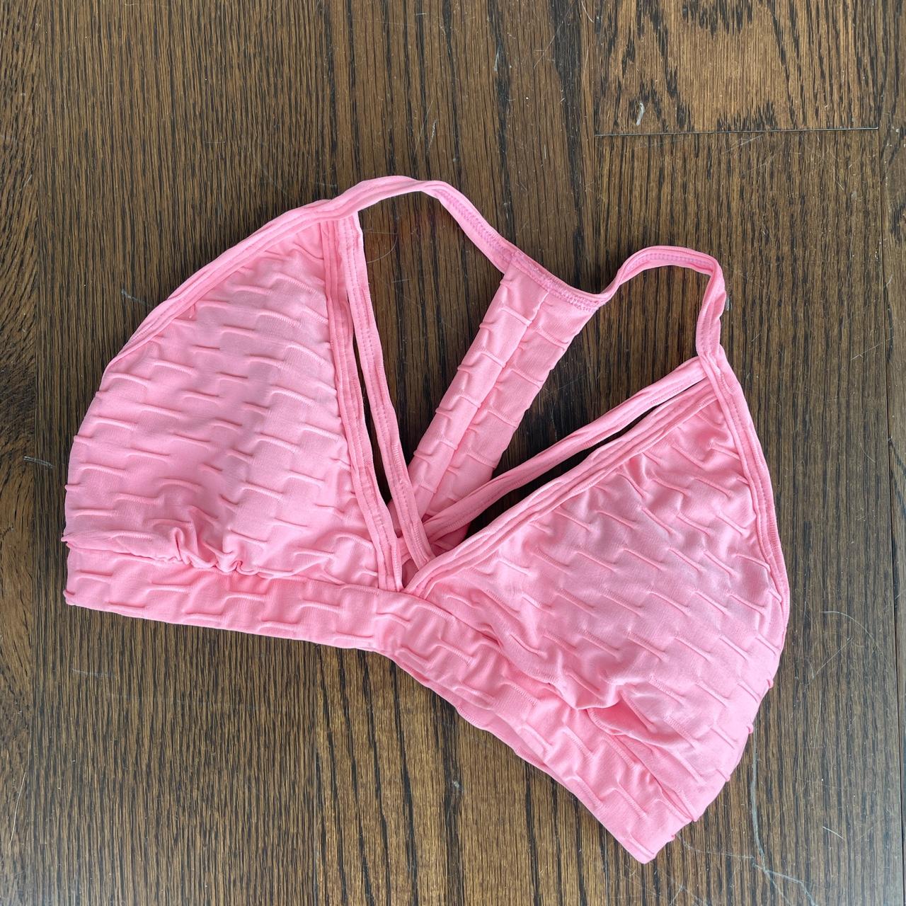 LICI pink bra top and shorts SET. Size S/M. #lici... - Depop