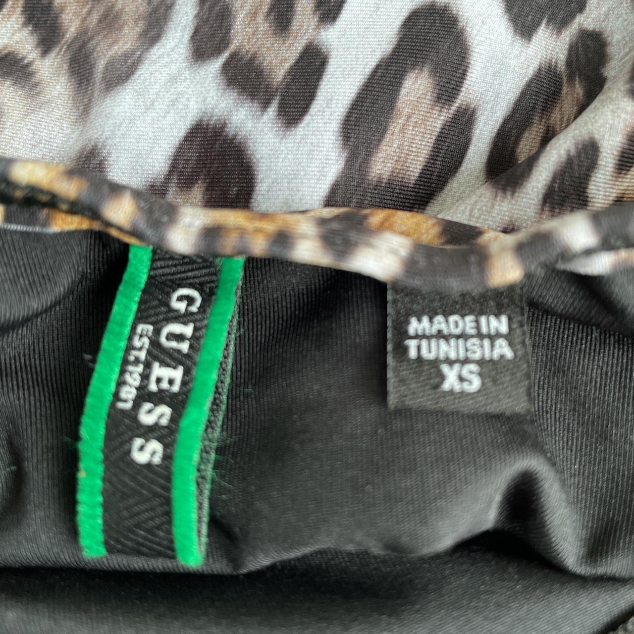 GUESS- leopard print one piece bathing suit. Size... - Depop