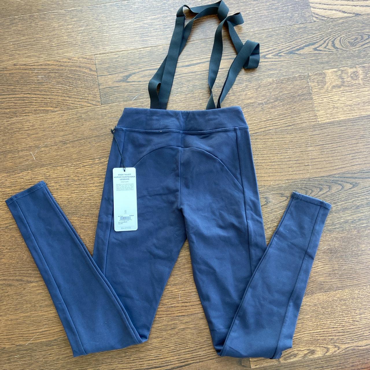 Alo yoga high waist alpine suspender leggings with... - Depop