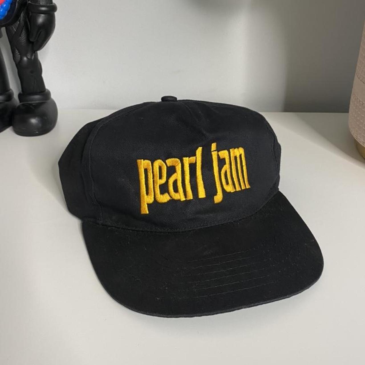 Vintage 90s deadstock condition Pearl Jam snapback.... - Depop