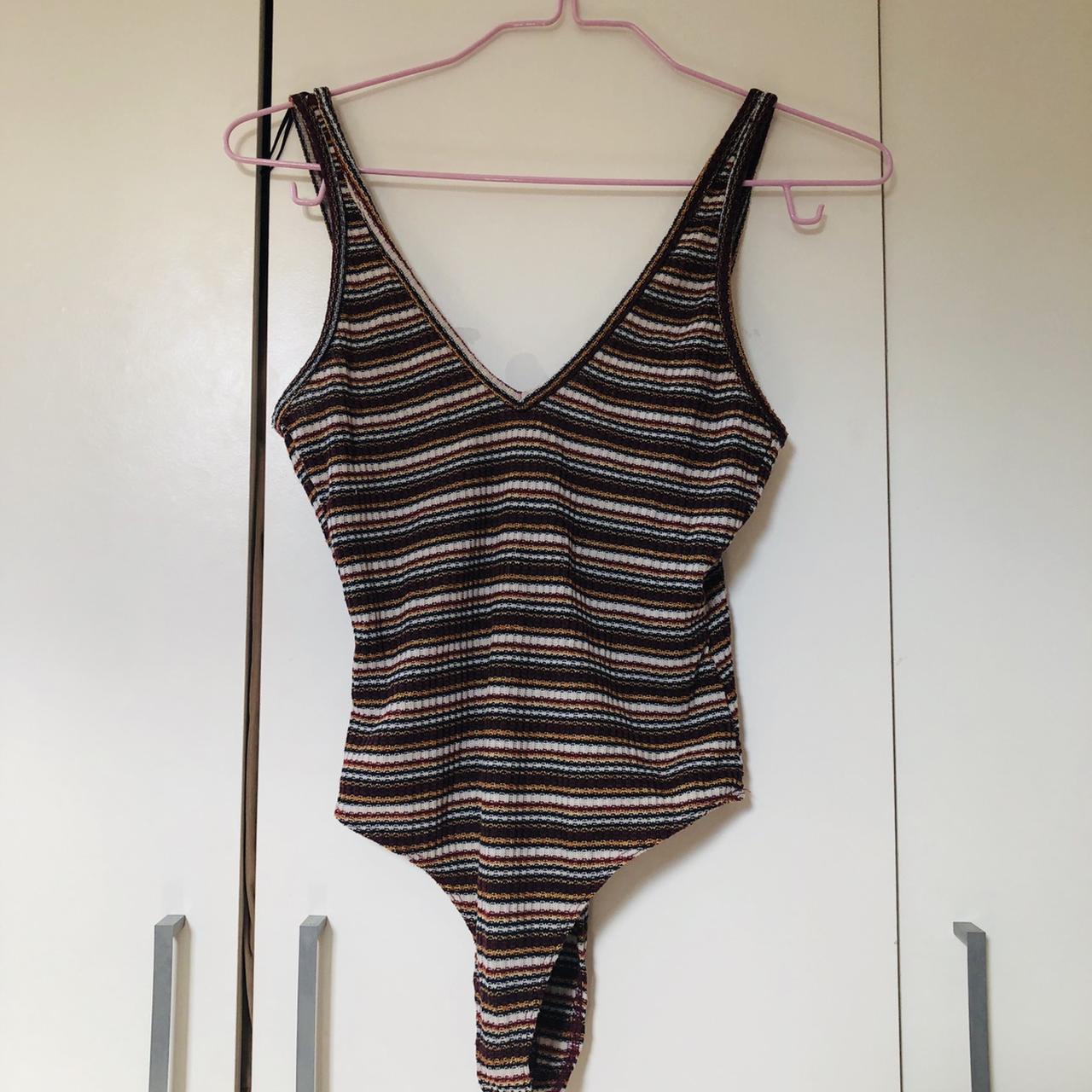 Pull and bear knitted bodysuit UK Medium Will best... - Depop