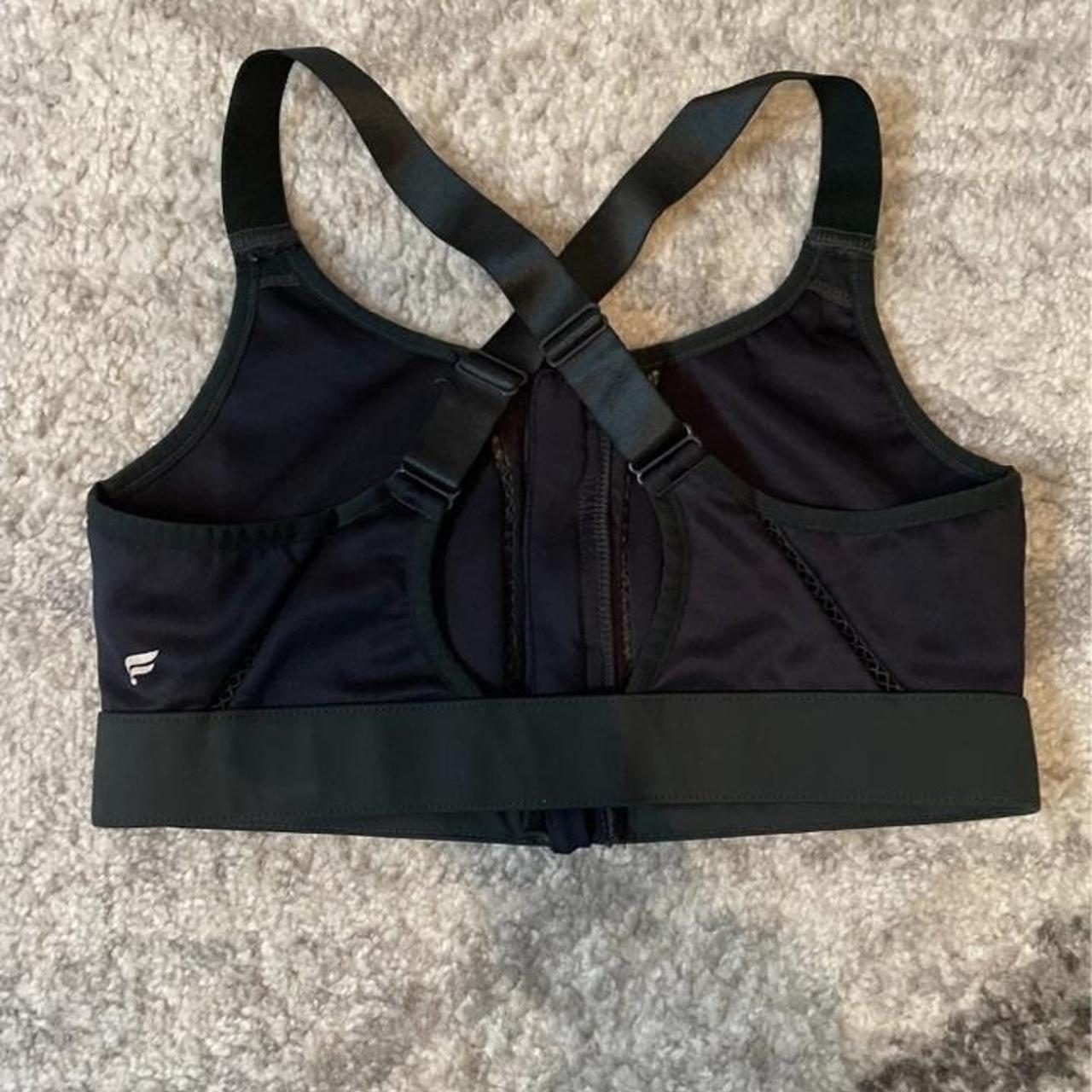 Fabletics sports bra -High impact zip up sports bra... - Depop