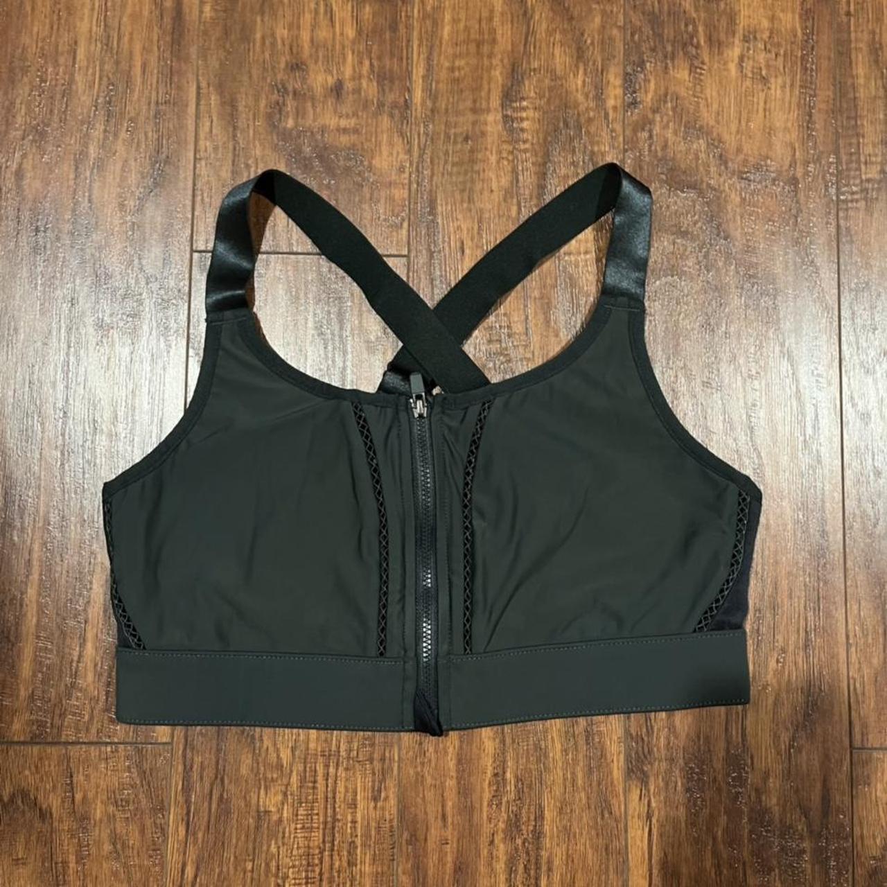Fabletics sports bra -High impact zip up sports bra... - Depop
