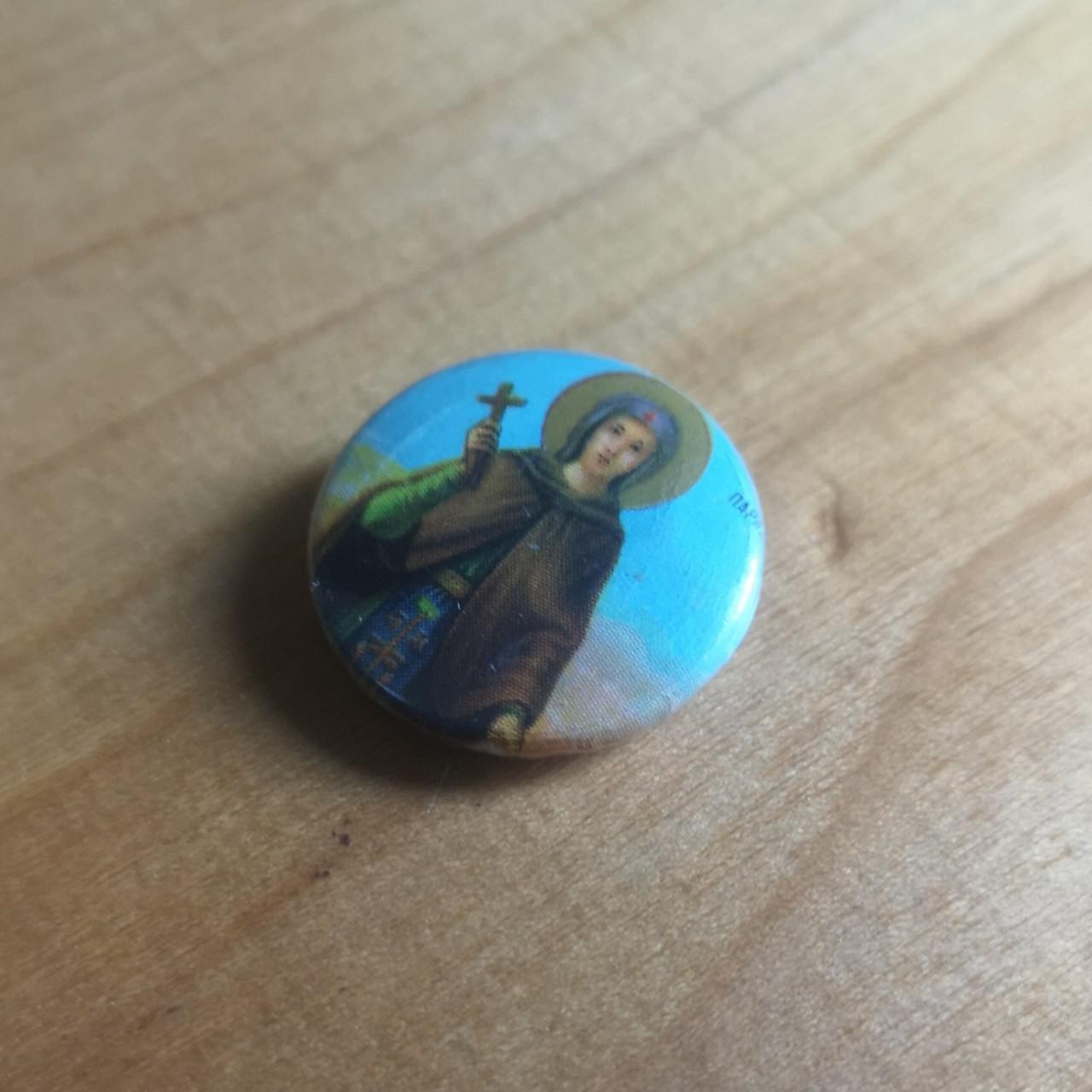 True Vintage Saint Button 1970s/80s Pin Badge... - Depop