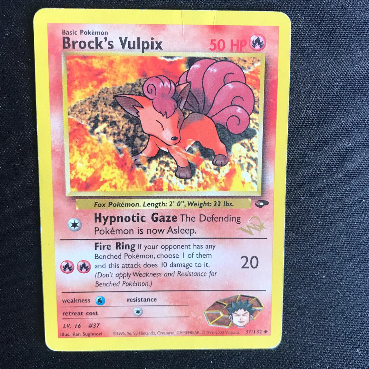 Pokemon card - Brock’s Vulpix Gym Challenge Set... - Depop
