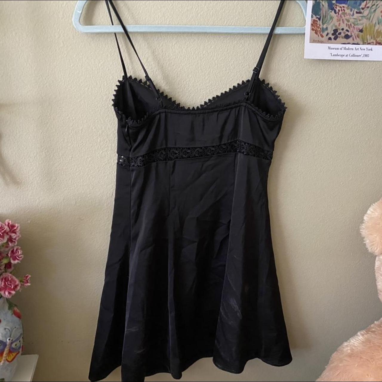 Cute, black, silk PacSun dress! I’ve worn this dress... - Depop