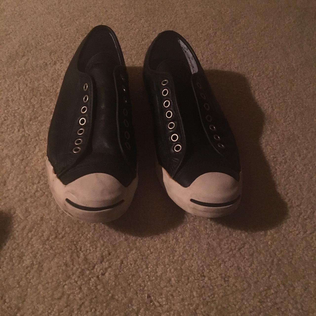 Converse Jack Parcel edition used condition probably... - Depop