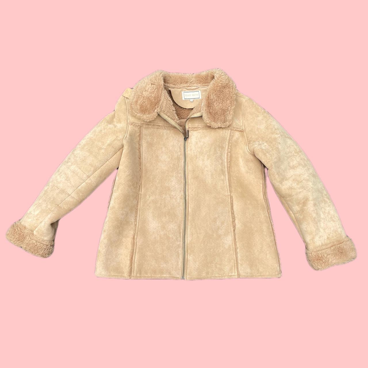 Gorgeous tan winter jacket Size L Like// Afghan... - Depop