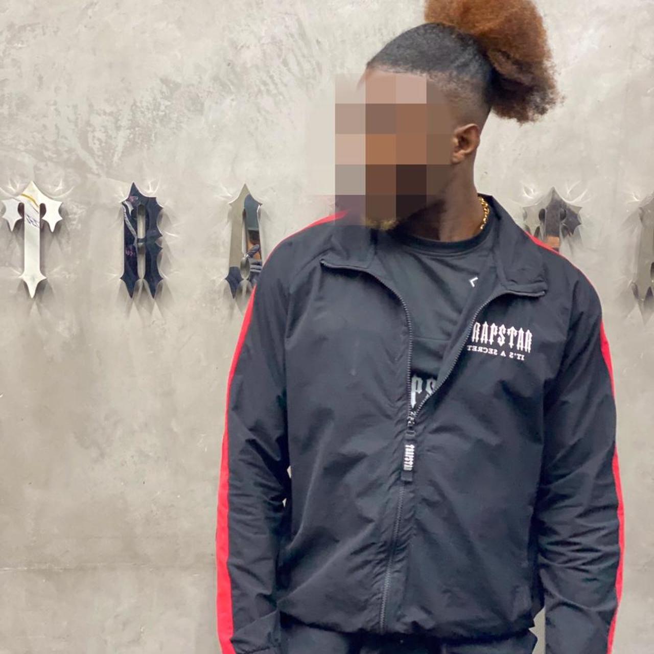 Trapstar Black/Red/White Lightweight Tracksuit 🏷... - Depop