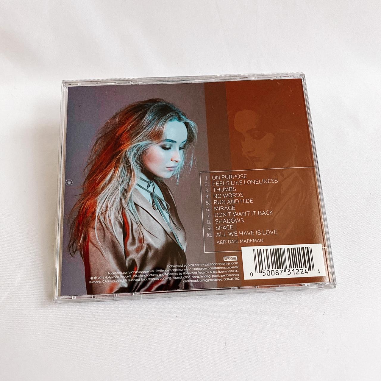 sabrina carpenter evolution album cd condition:... - Depop