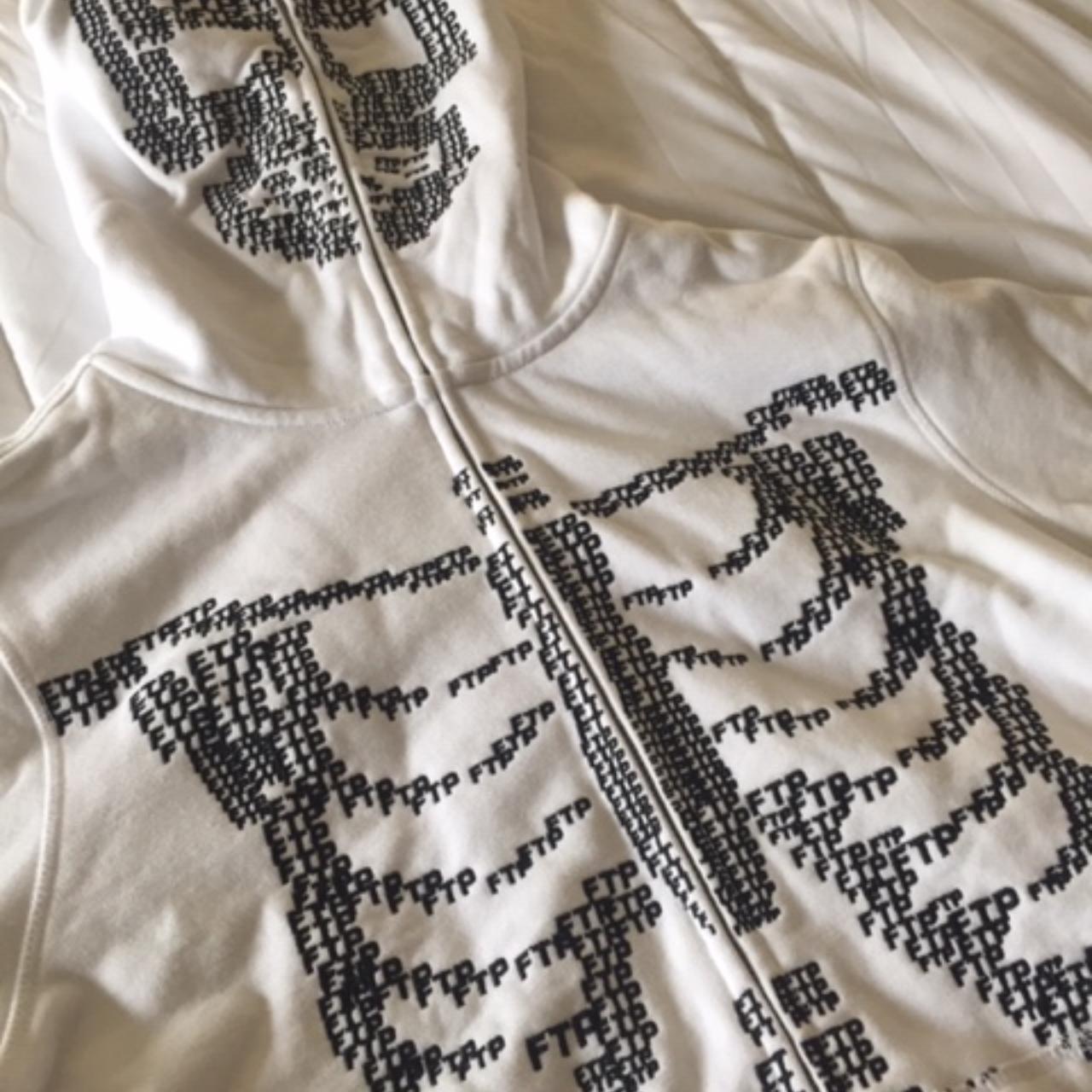 FTP Skeleton Full Zip hoodie in size Small. Worn... - Depop
