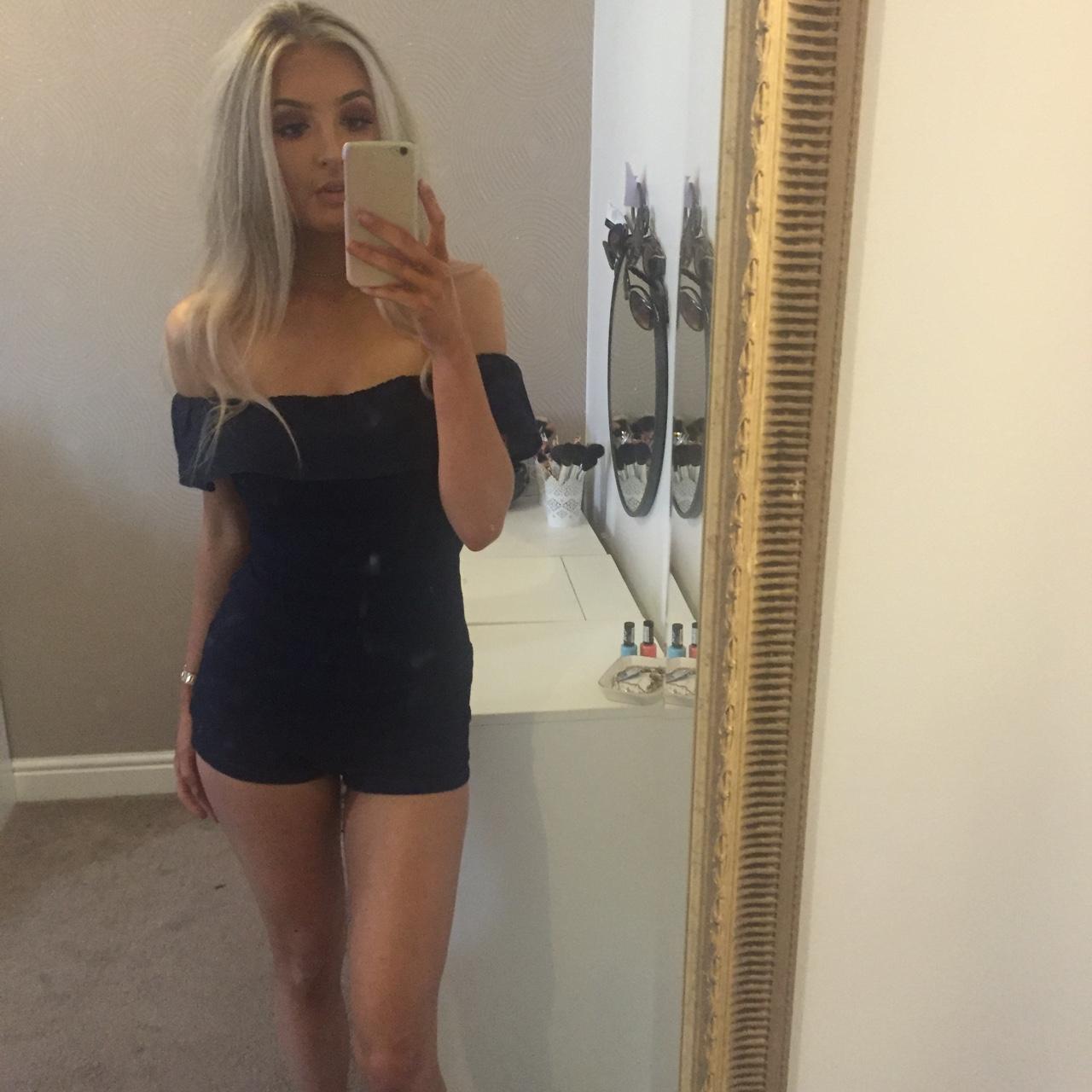 Amazing! Boohoo denim playsuit brought from Asos!... - Depop