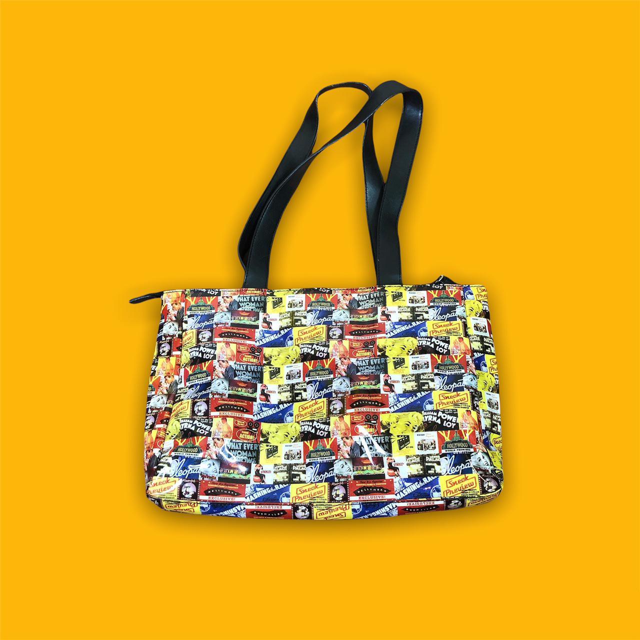 film vinyl handbag ! 🎬🍿 retro, 50s 60s movie themed... - Depop