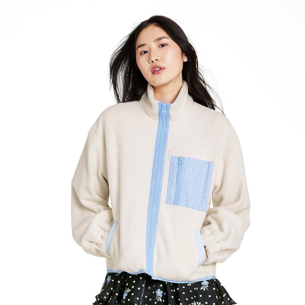 SANDY LIANG FLEECE ZIP UP JACKET *BRAND NEW WITH TAGS - Depop