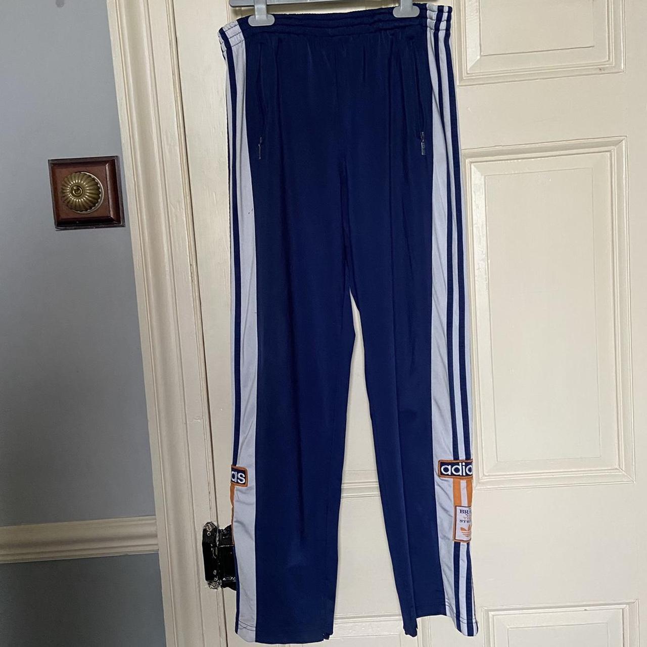 Genuine 90s Vintage Adidas Popper Tracksuit... - Depop