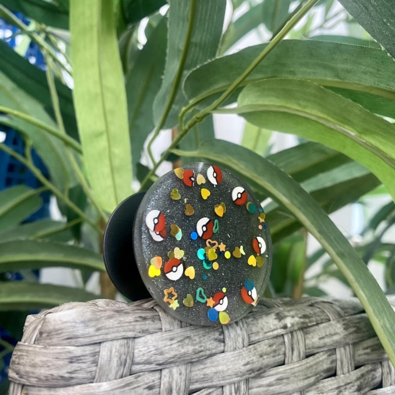 Handmade Pokemon pokeball phone grip pop socket... - Depop