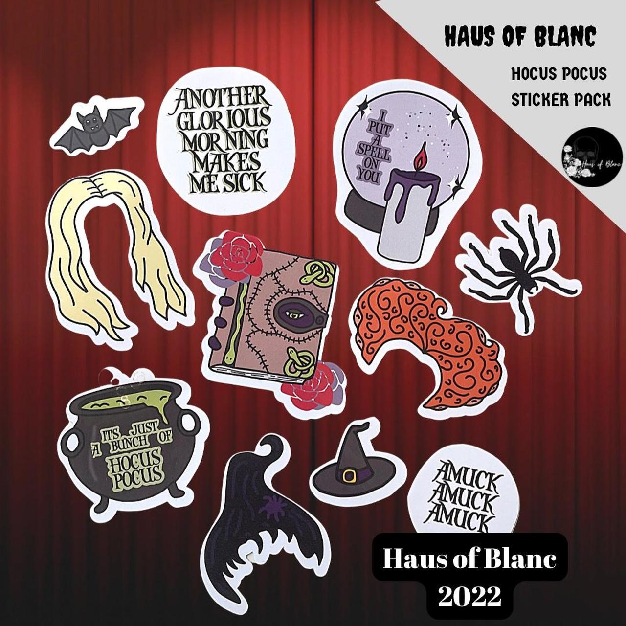 Handmade Hocus Pocus themed sticker pack - quality... - Depop