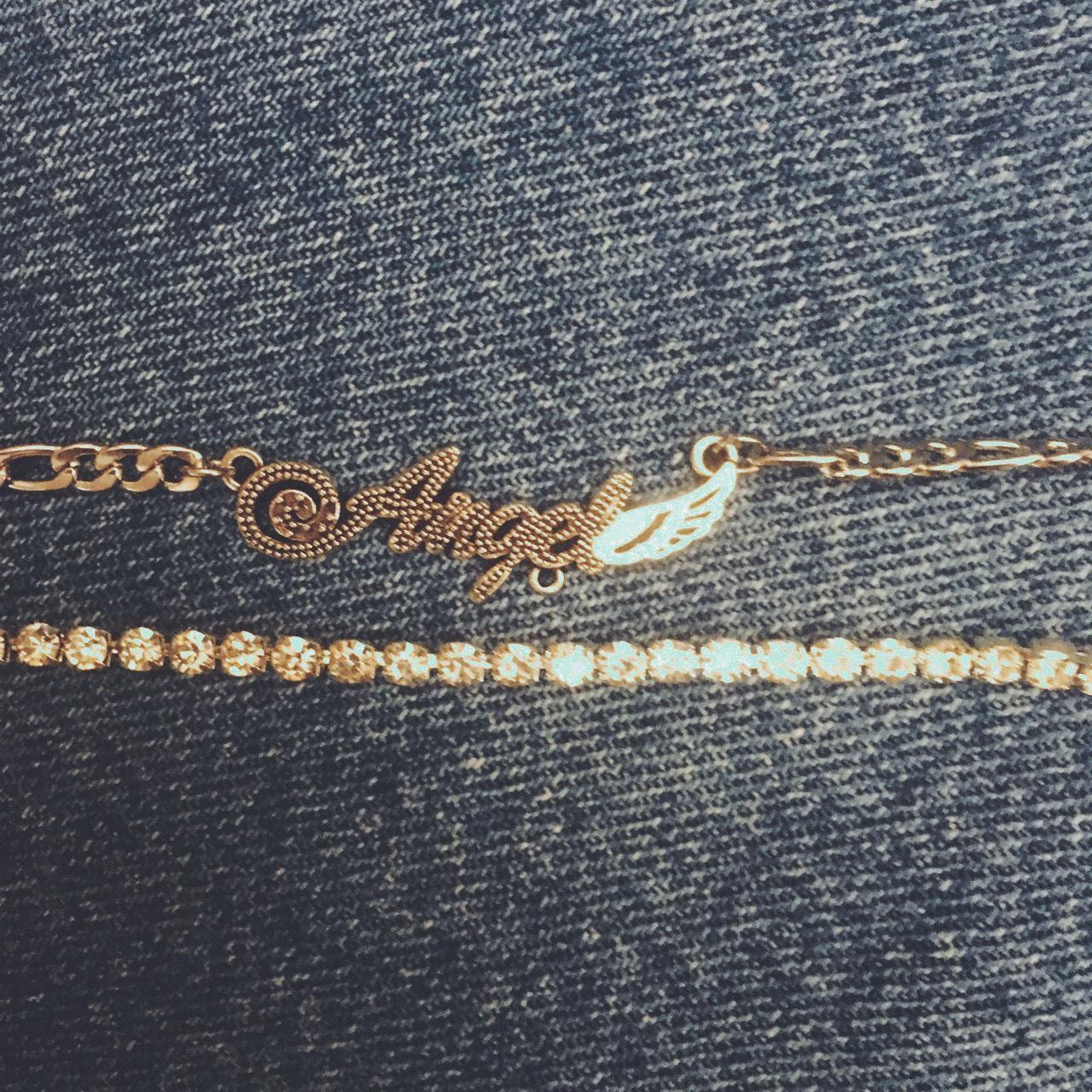 The Angel Choker// Handmade One of a Kind//Thin... - Depop