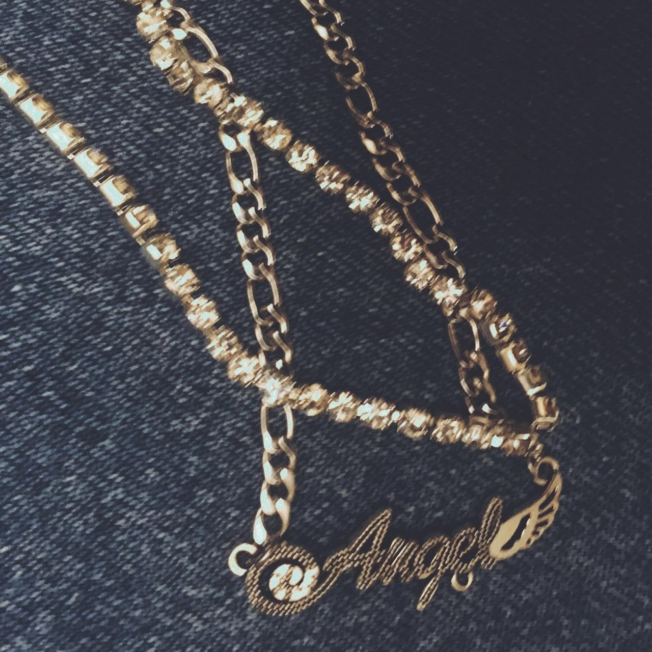 The Angel Choker// Handmade One of a Kind//Thin... - Depop