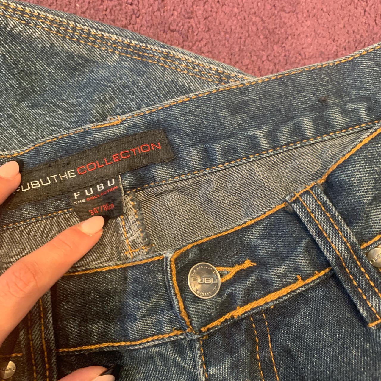 wicked baggy fit 90s fubu jeans. Unisex. Can be worn... - Depop