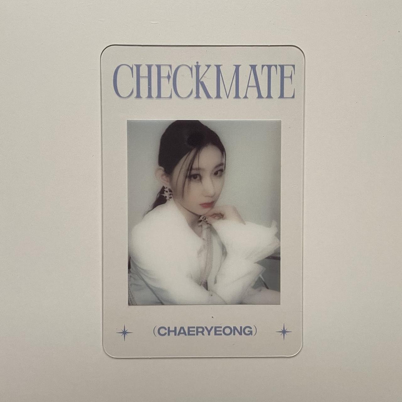 Itzy Checkmate Sneakers Official Chaeryeong Limited... - Depop