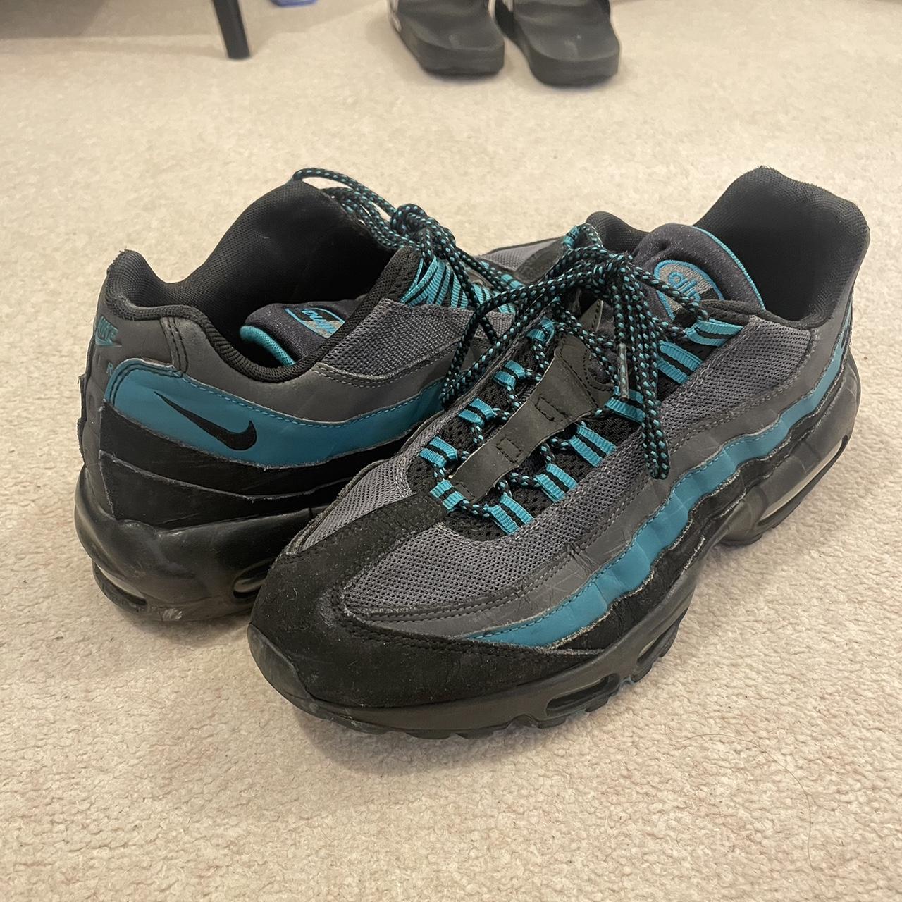 RARE: Nike 95s / Nike 110s in blue/black/grey... - Depop