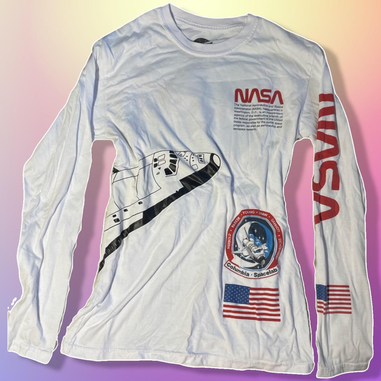 🌈long sleeve NASA T-shirt Brand: NASA... - Depop