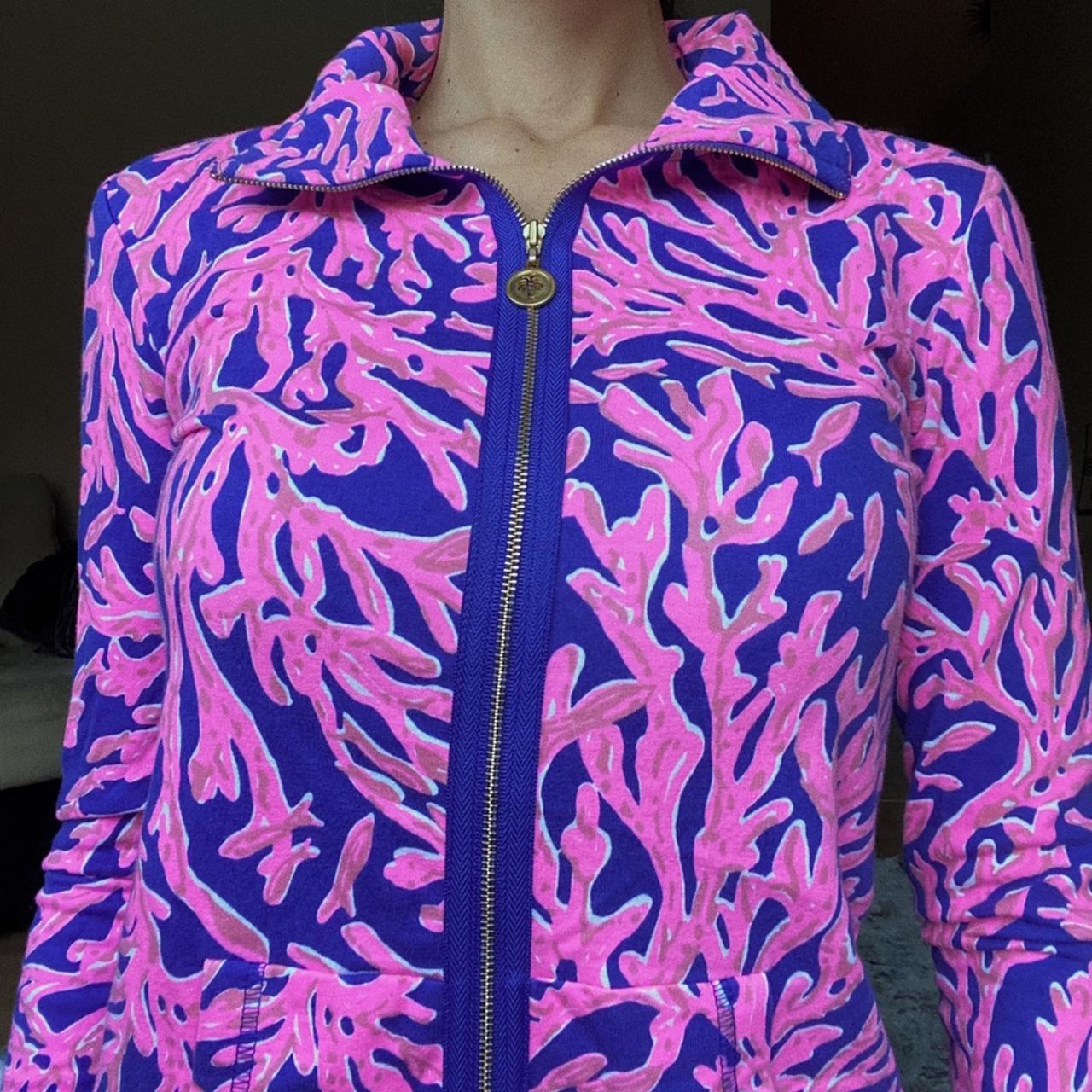 Lilly Pulitzer Did You Catch That Full Zip Jacket... - Depop