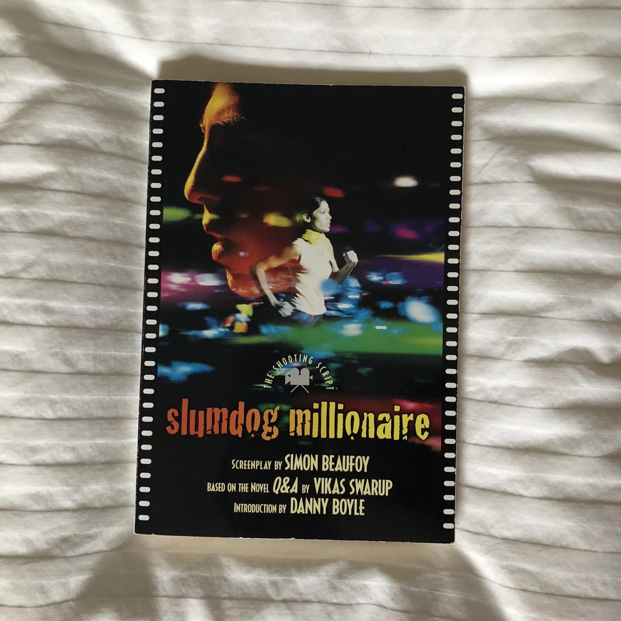 slumdog millionaire screenplay! super cool for any... - Depop