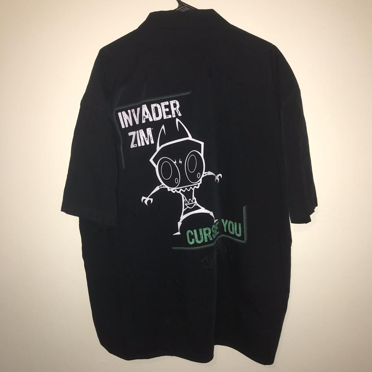 Vintage Invader Zim Autographed Club Shirt Signed by... - Depop