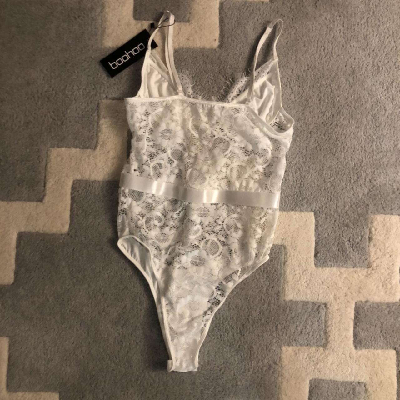 Boohoo Lace Bodysuit - NEVER WORN! TAGS STILL ON!... - Depop