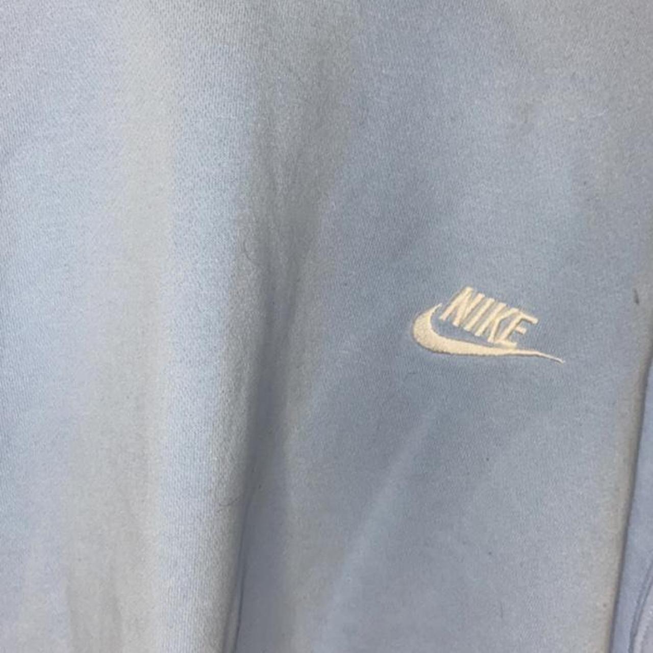 Nike light blue crew neck sweatshirt Really comfy... - Depop