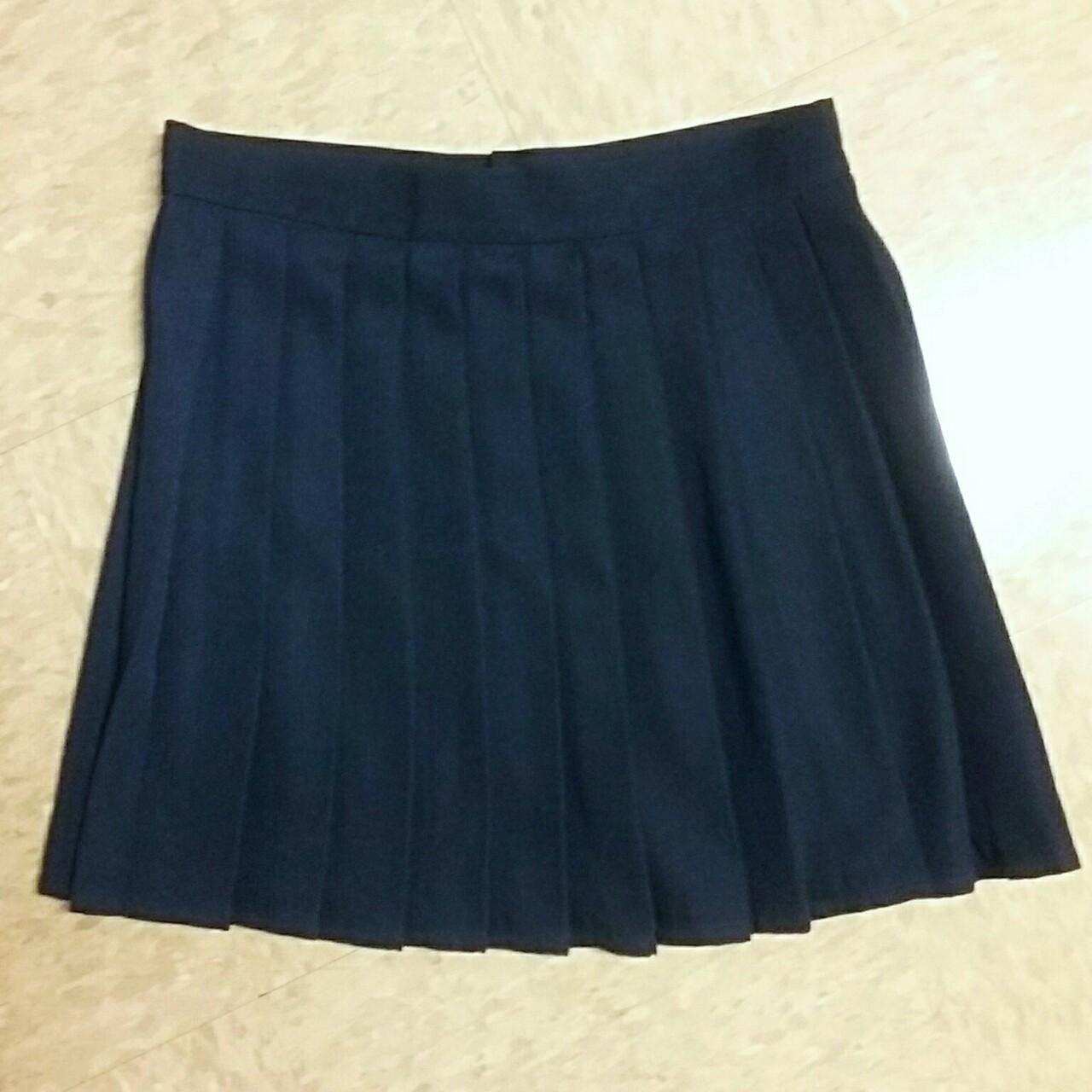 Super Cute Navy Blue School Skirt