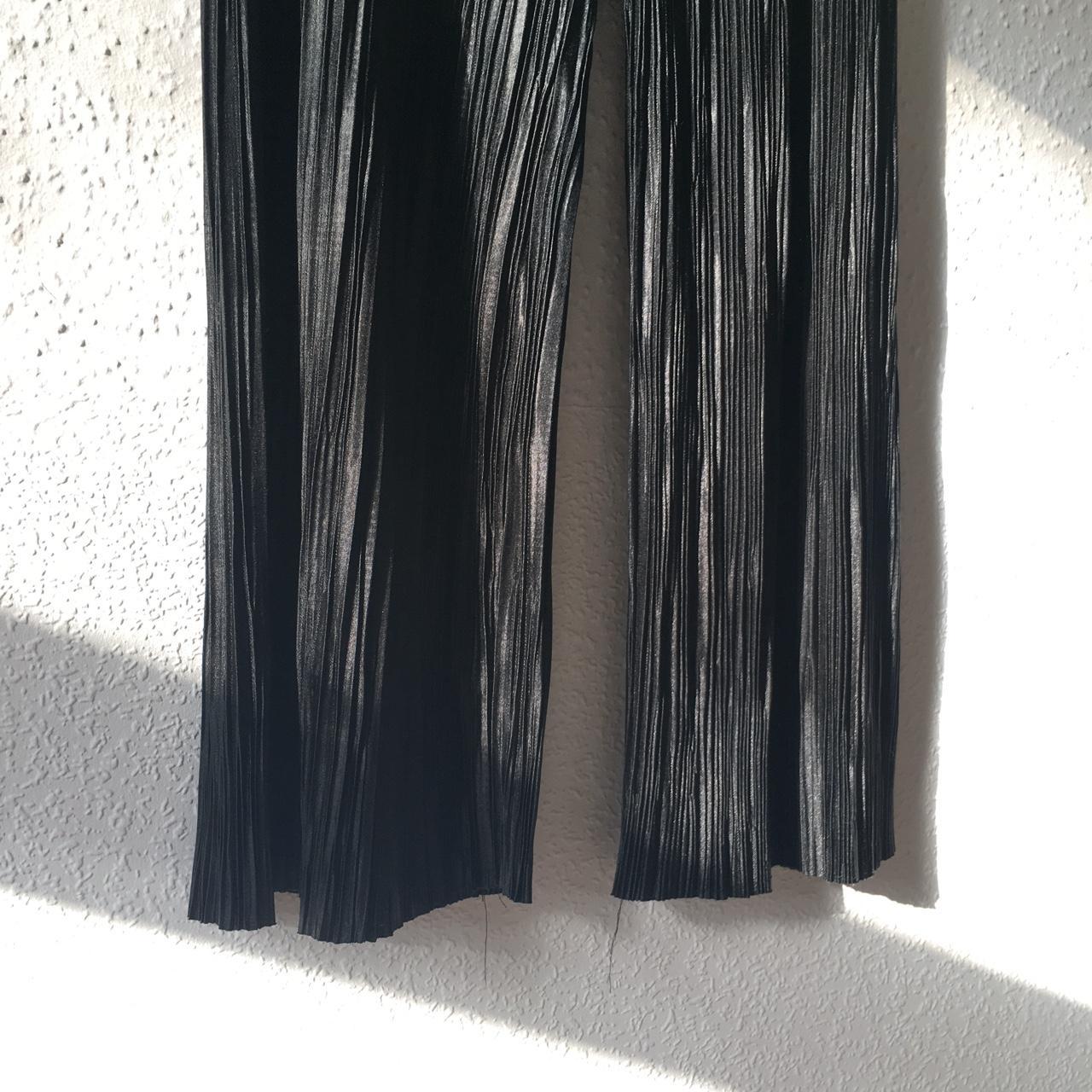 Black pleated culottes from New Look. Hardly worn,... - Depop