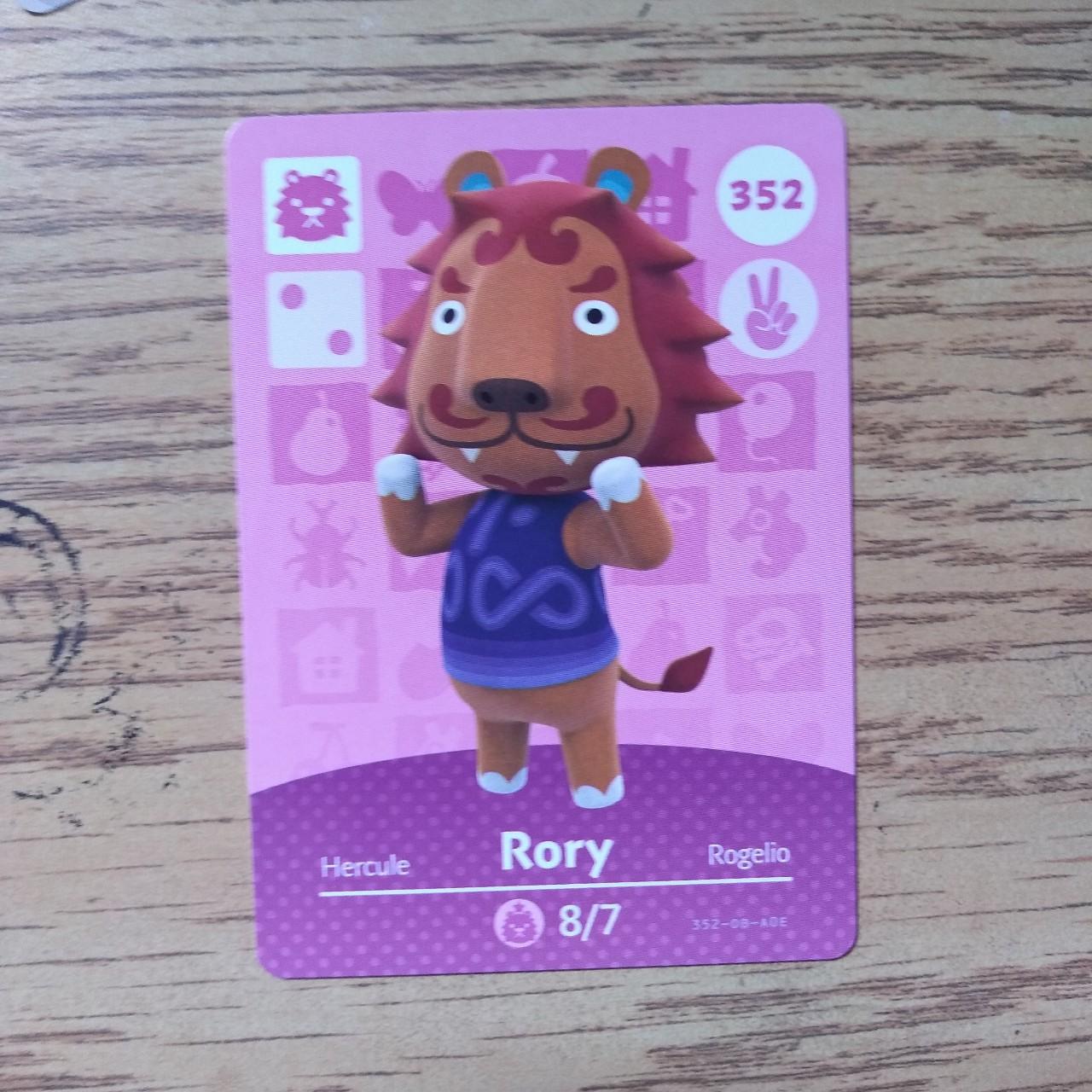 Animal Crossing Amiibo Card Rory #352 PLEASE READ... - Depop